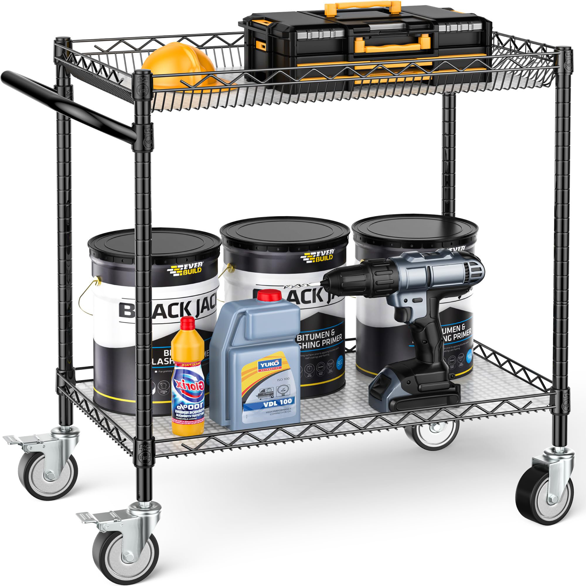 BINNBOX Utility Tool Carts with Wheels | Wayfair