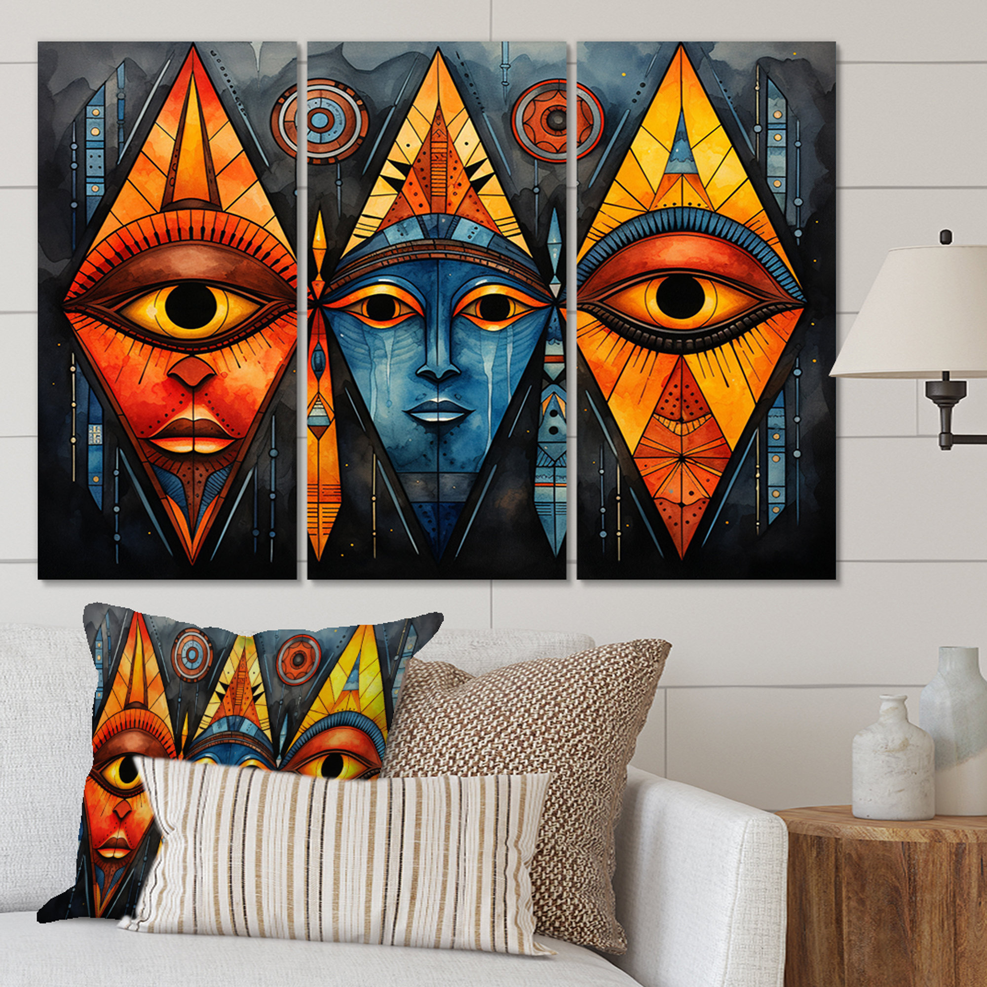 DesignArt African Tribal Patterns II " African Tribal Patterns II " 3 ...