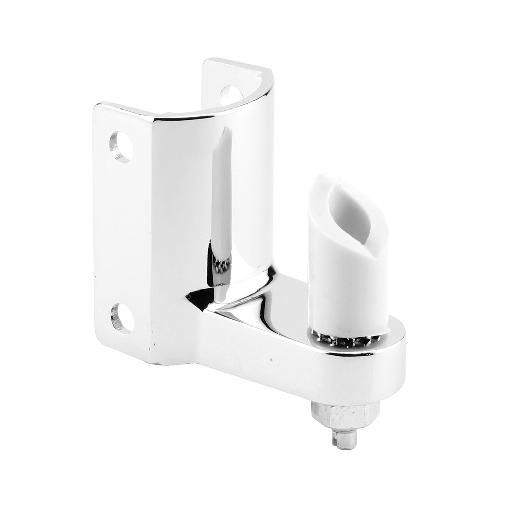 Prime-Line Post Mounted Gravity Pivot Hinge, 1-1/4 In., Zamak, Chrome ...
