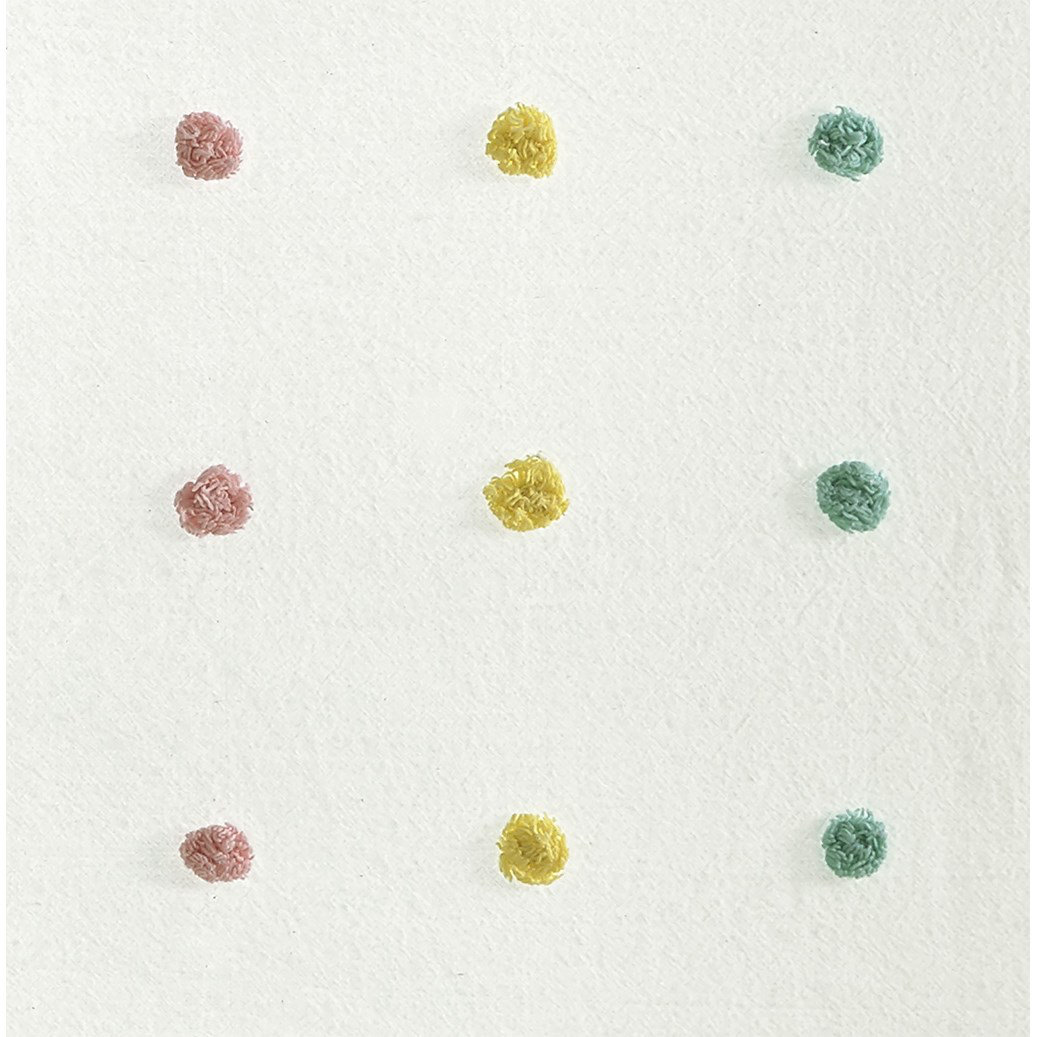 Latitude Run® Caius Cotton Jacquard Pom Pom Curtain Panel | Wayfair