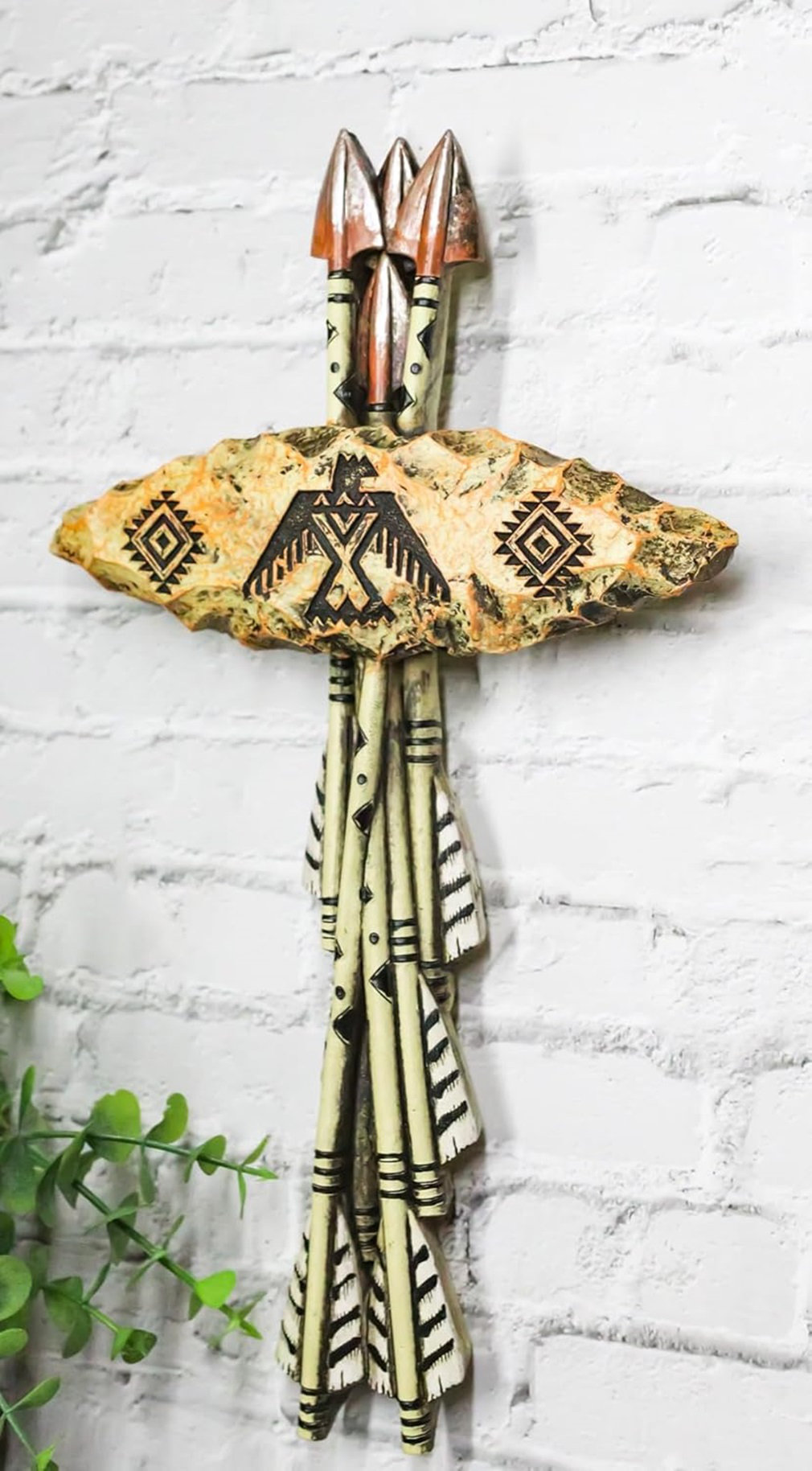 Foundry Select Southwestern Tribal Indian Arrows Eagle Carved Stone ...