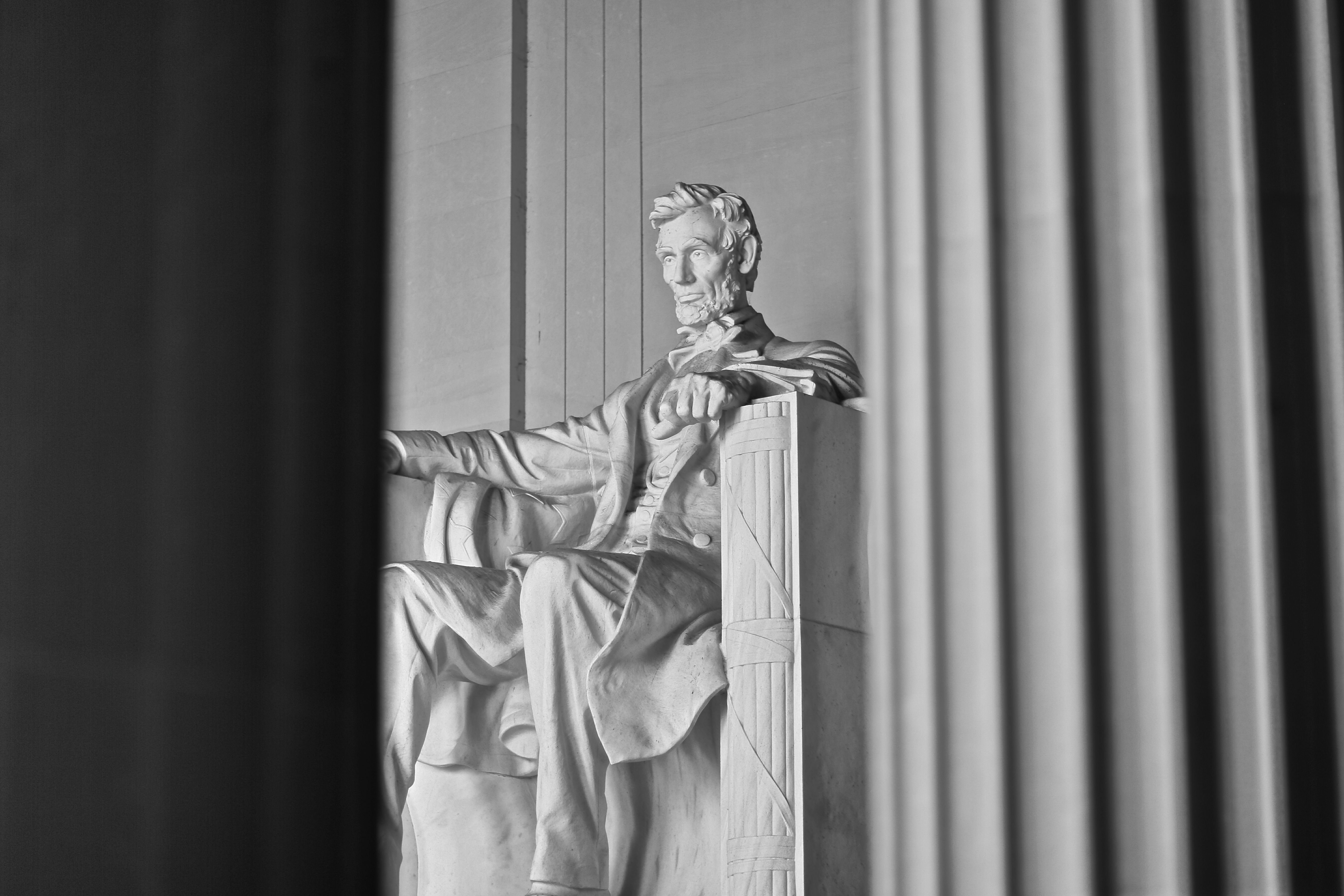 Ebern Designs Colfin Abe Lincoln - Wrapped Canvas Photograph | Wayfair