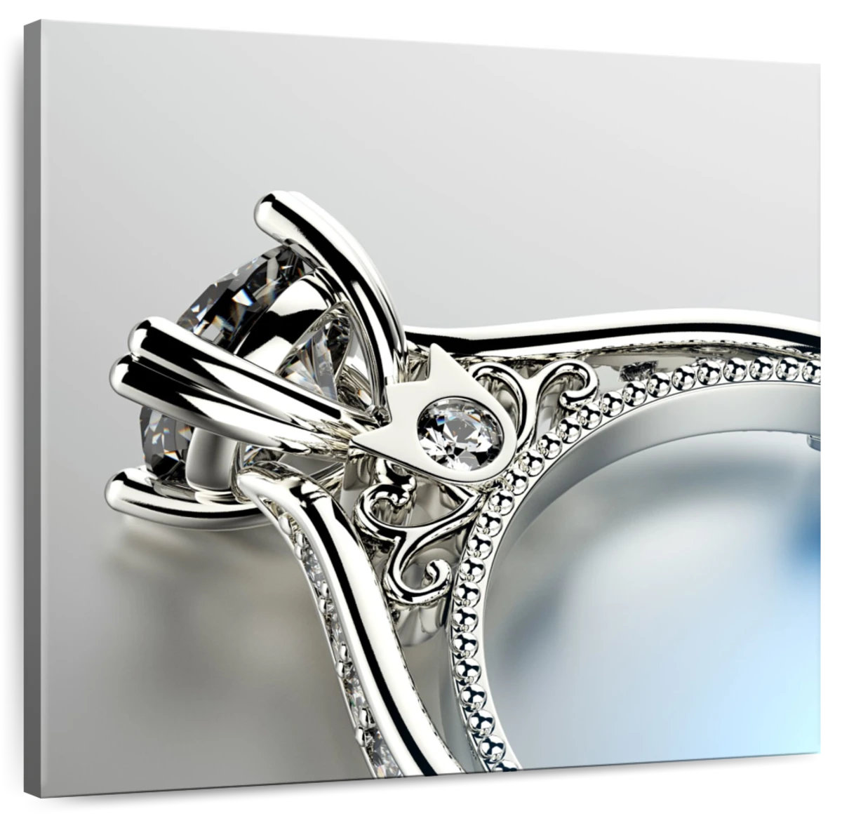 Elephant Stock Engagement Ring | Wayfair