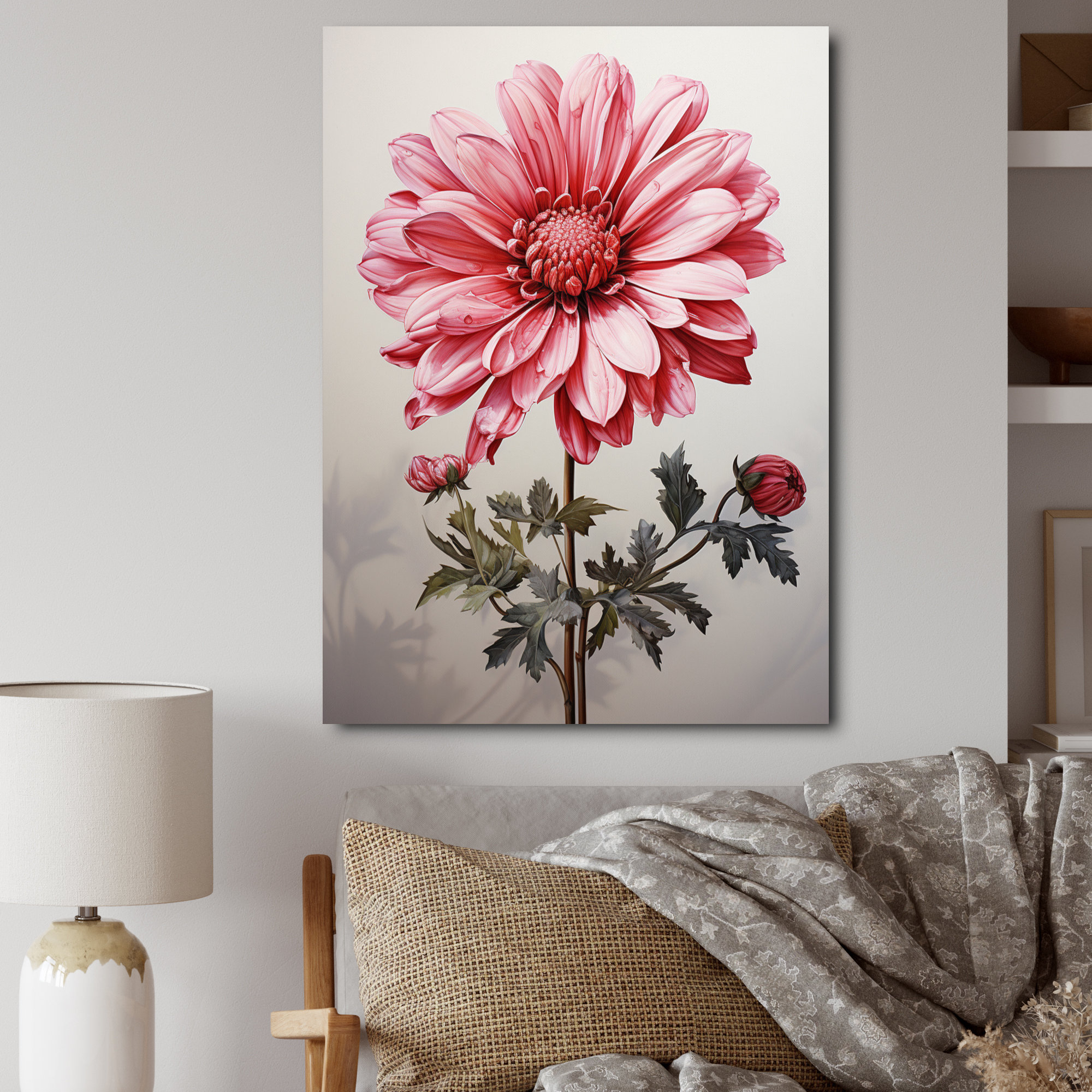 Red Barrel Studio® Flower Sublime Simplicity - Floral Canvas Print ...