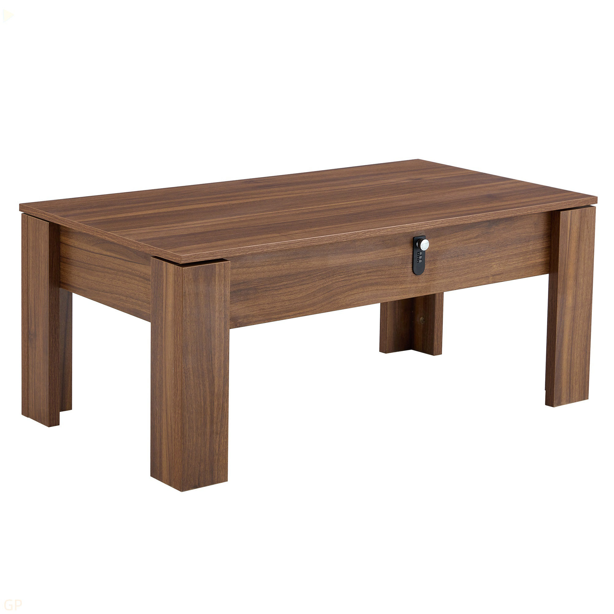 Ebern Designs Multi-Functional MDF Coffee Table With Password Lock ...