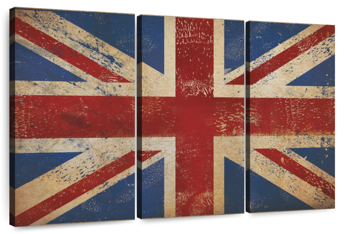 Ebern Designs Borges Grunge Union Jack | Wayfair