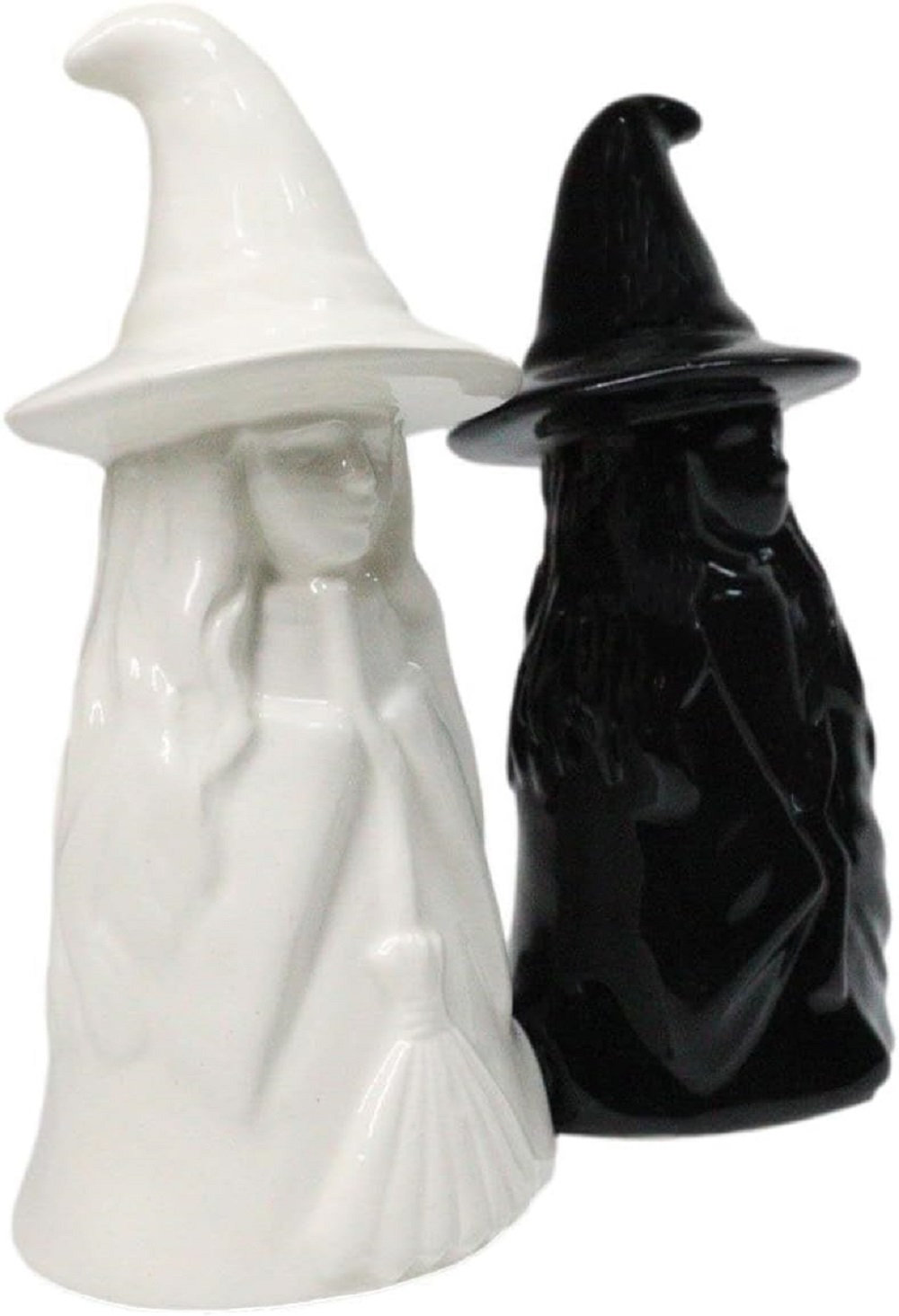 Mercer41 Wiccan Magic Hocus Pocus Black And White Witches Ceramic Salt ...