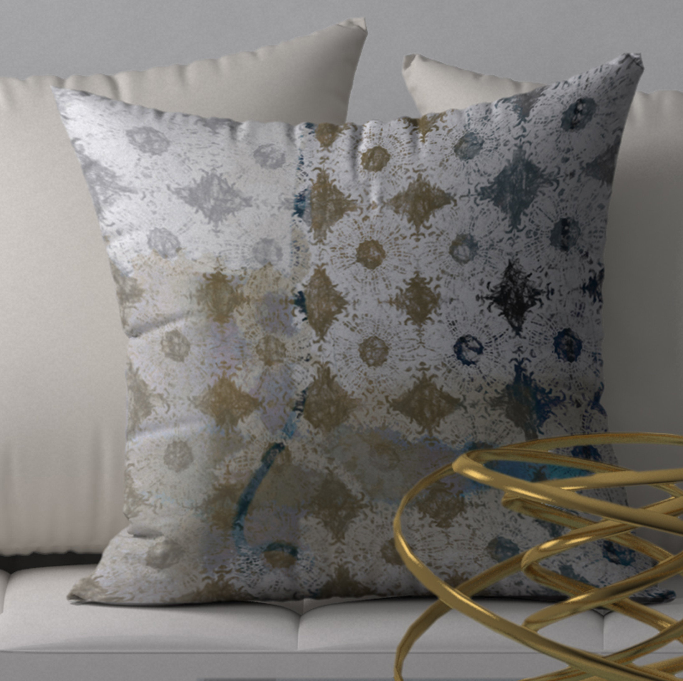 LeRoi Products Splendid Glamorous Square Pillow Cover & Insert | Wayfair