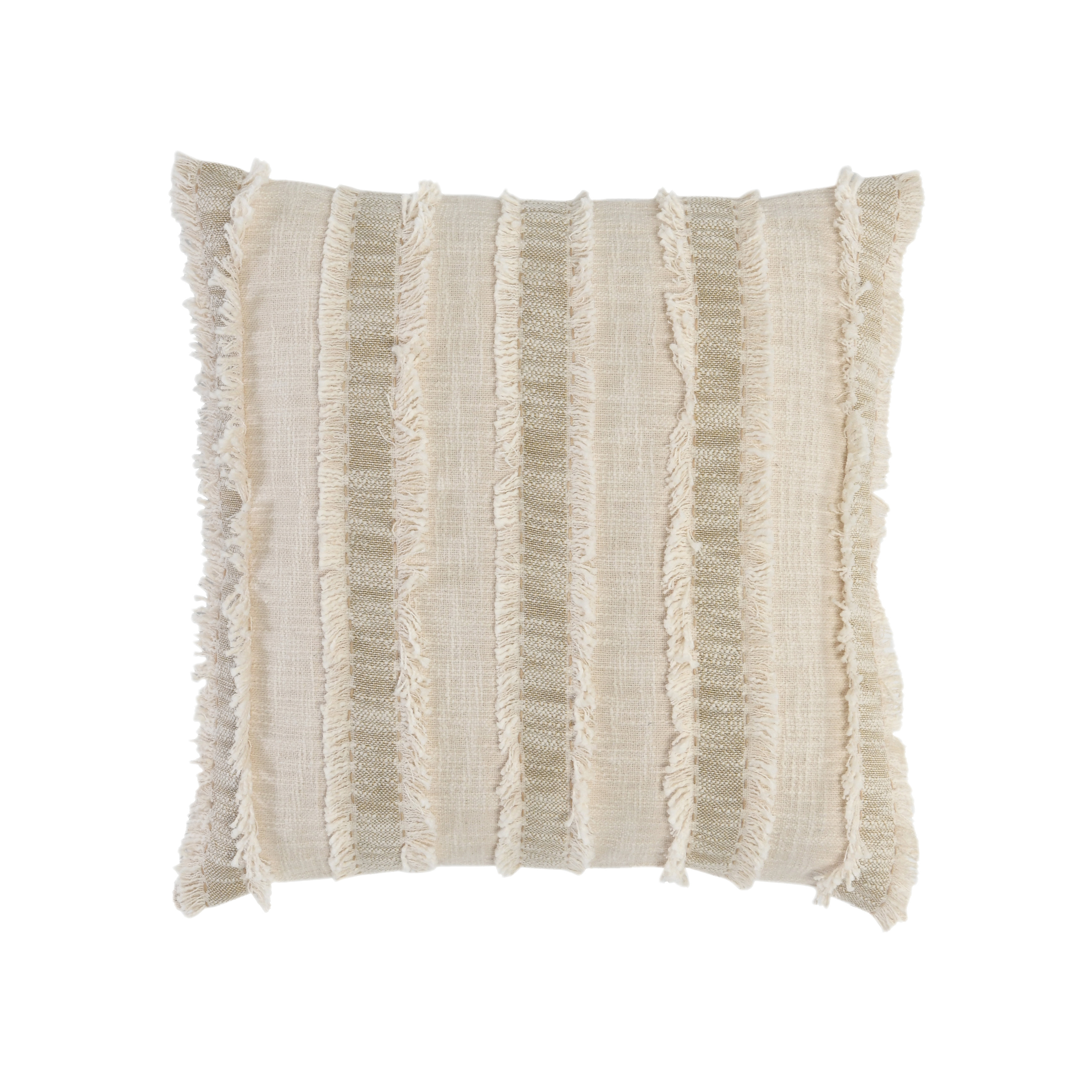 Villa by Classic Home Nenna 22" Throw Pillow In Beige | Wayfair