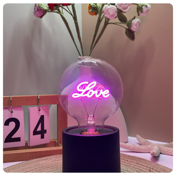 winsaLED Portab LED text lamp cordless table lamp battery powered color ...