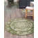 Bungalow Rose Giverny Power Loom Green Rug & Reviews | Wayfair