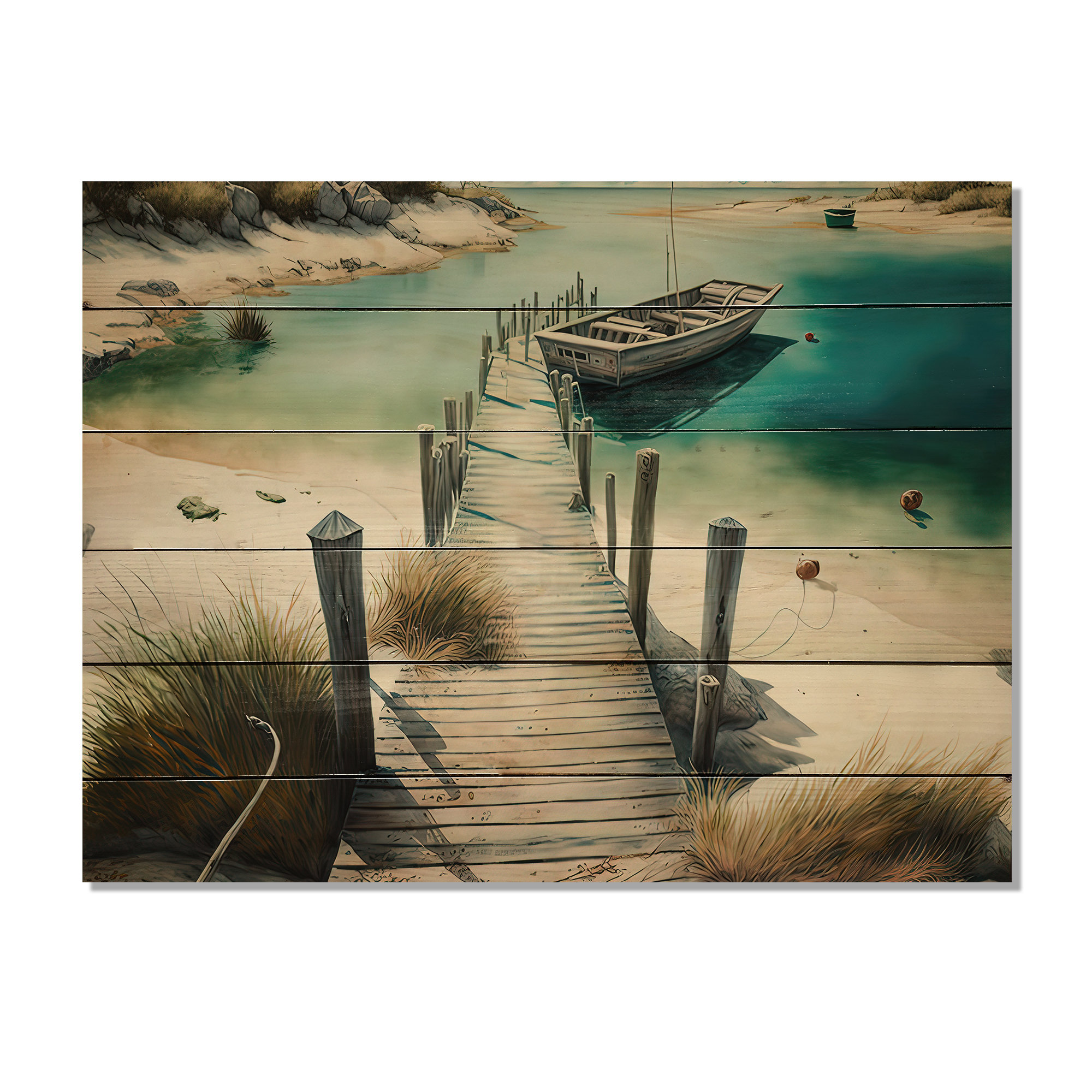 Breakwater Bay Walkway To The Beach III - Beach Wood Wall Decor | Wayfair