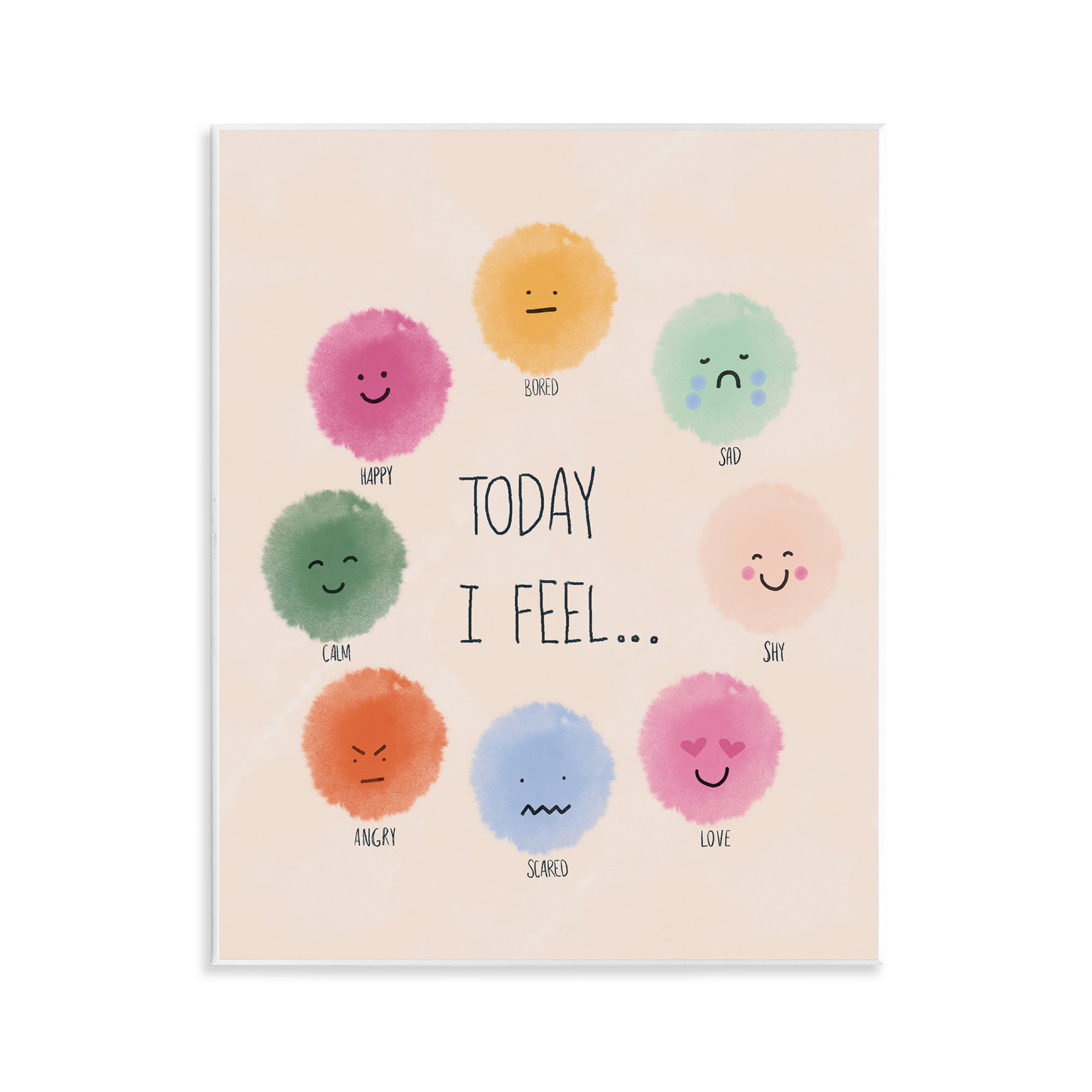 Highland Dunes Educational Wheel of Emotions Wall Plaque, design by ...