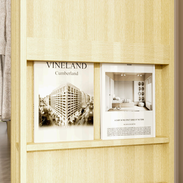 Rebrilliant 360° Rotating Closet Storage Cabinet With Mirror, Drawers ...