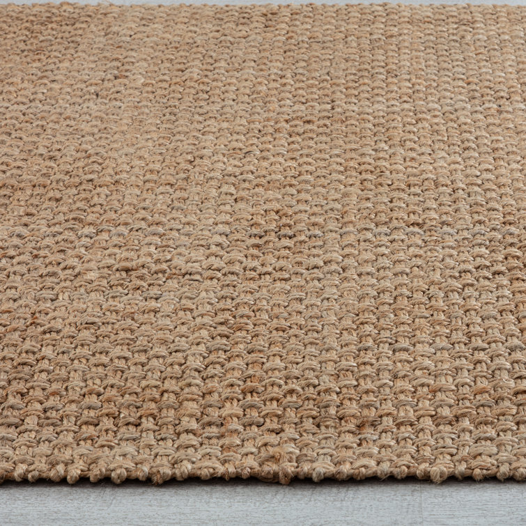 Madalene Hand Loomed Jute/Sisal Brown Rug | Birch Lane