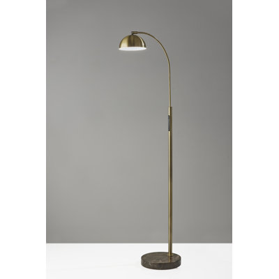 Badlingham 57.75'' Dimmable LED Arched Floor Lamp & Reviews | AllModern