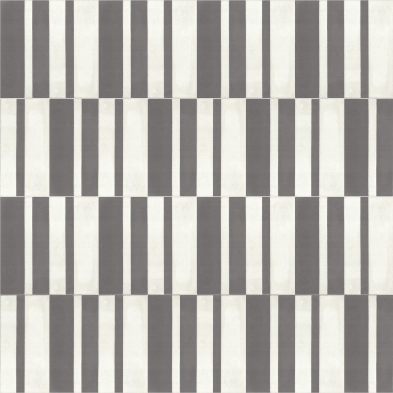 Tesselle Barcode 8" x 8" Cement Wall & Floor Tile | Perigold