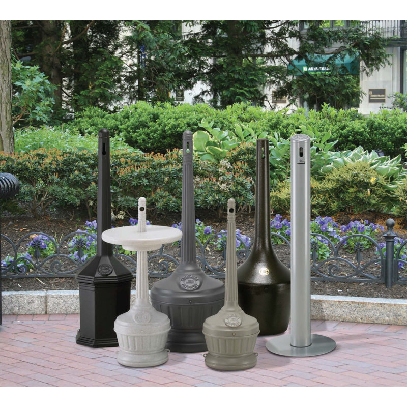 Commercial Zone Patio Smokers' Outpost Cigarette Receptacle & Reviews ...