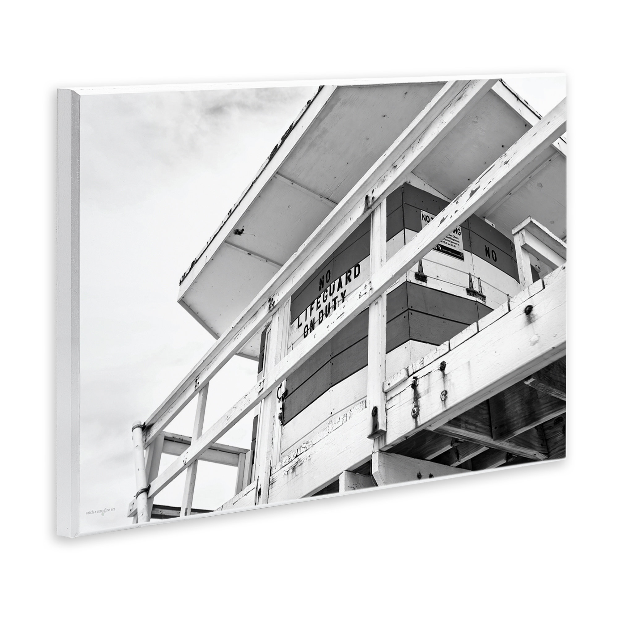 Highland Dunes Lifeguard Building on Beach Wall Plaque, design by Seven ...