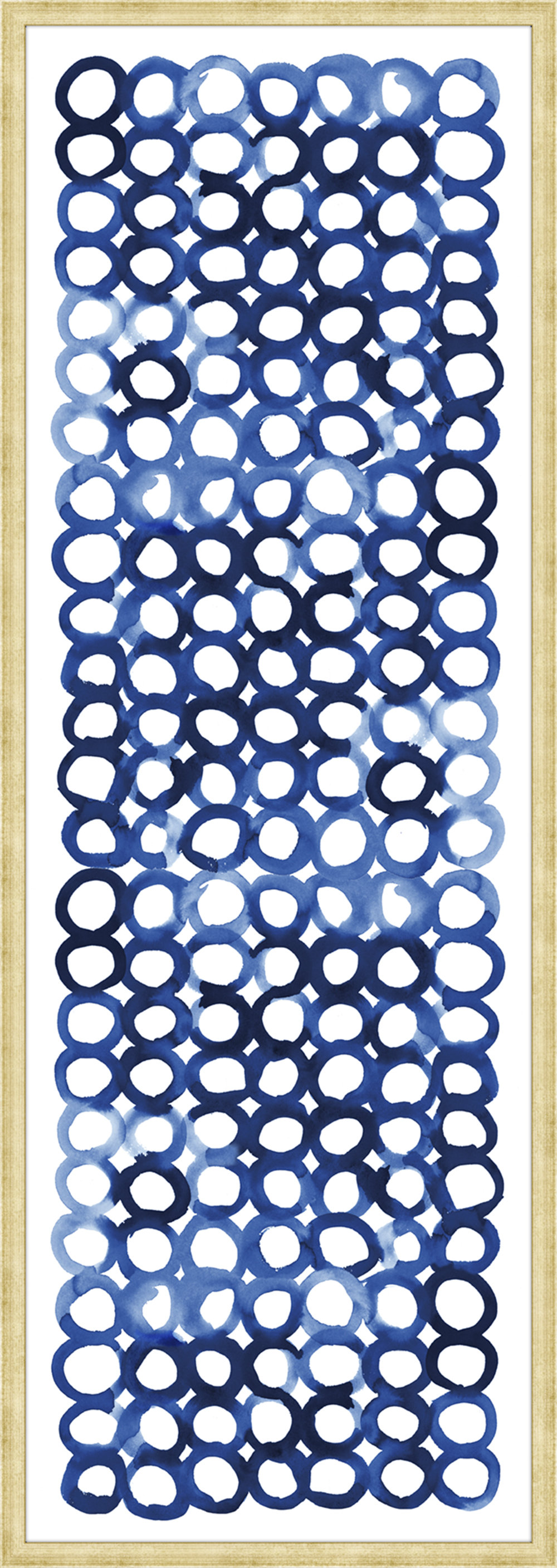 Studio NYC Design Phases Blue - Picture Frame Painting Print on Canvas ...