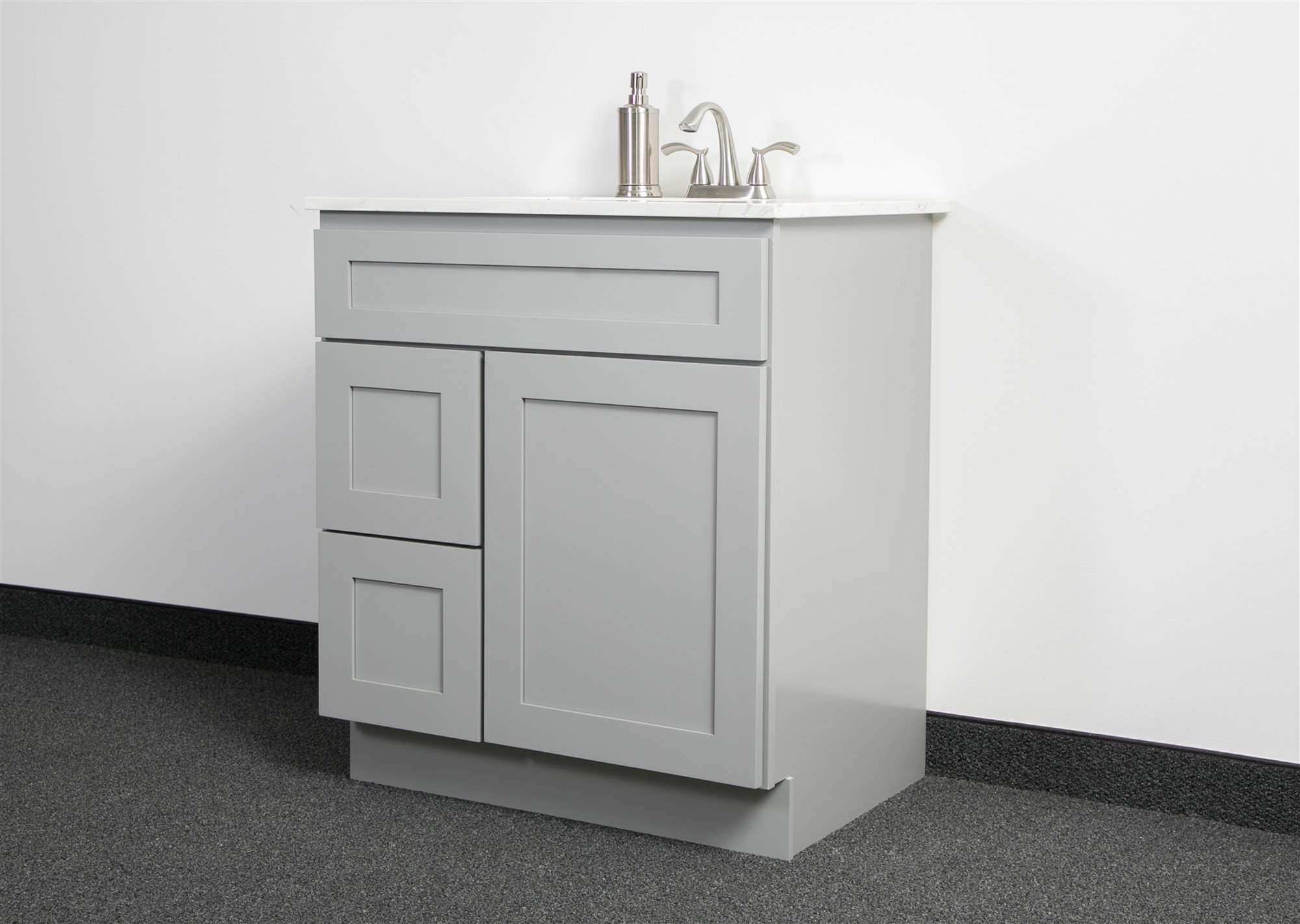 United Cabinetry 30'' Bathroom Vanity Base Only & Reviews | Wayfair