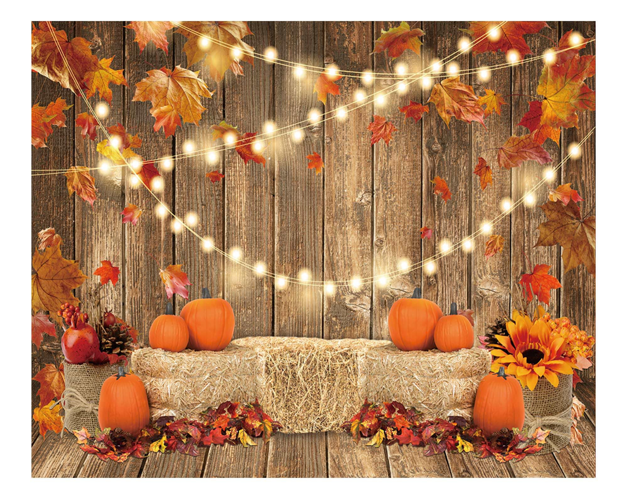 Ophelia & Co. 10x8ft Fall Pumpkin Photography Backdrop,Autumn Harvest ...