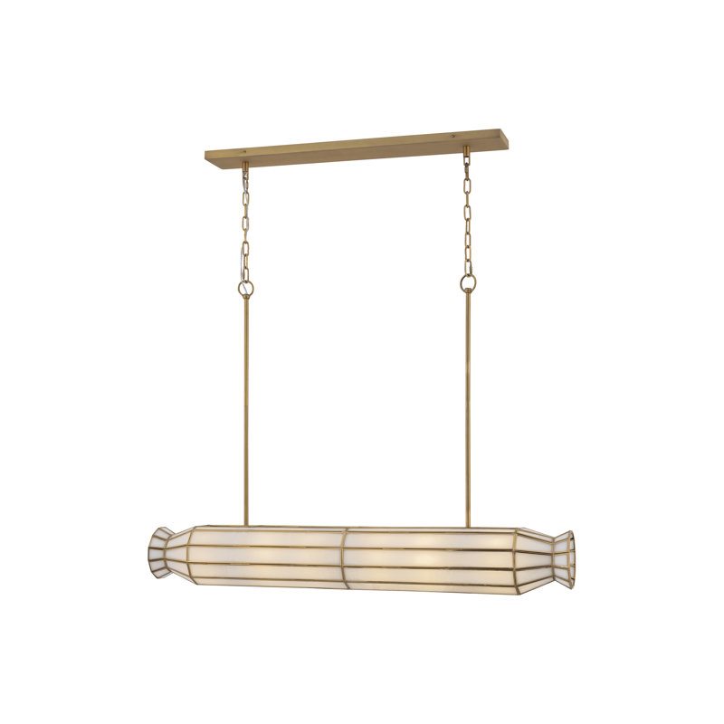 Metropolitan by Minka Jaxen 48" 6-Light Linear Chandelier | Wayfair