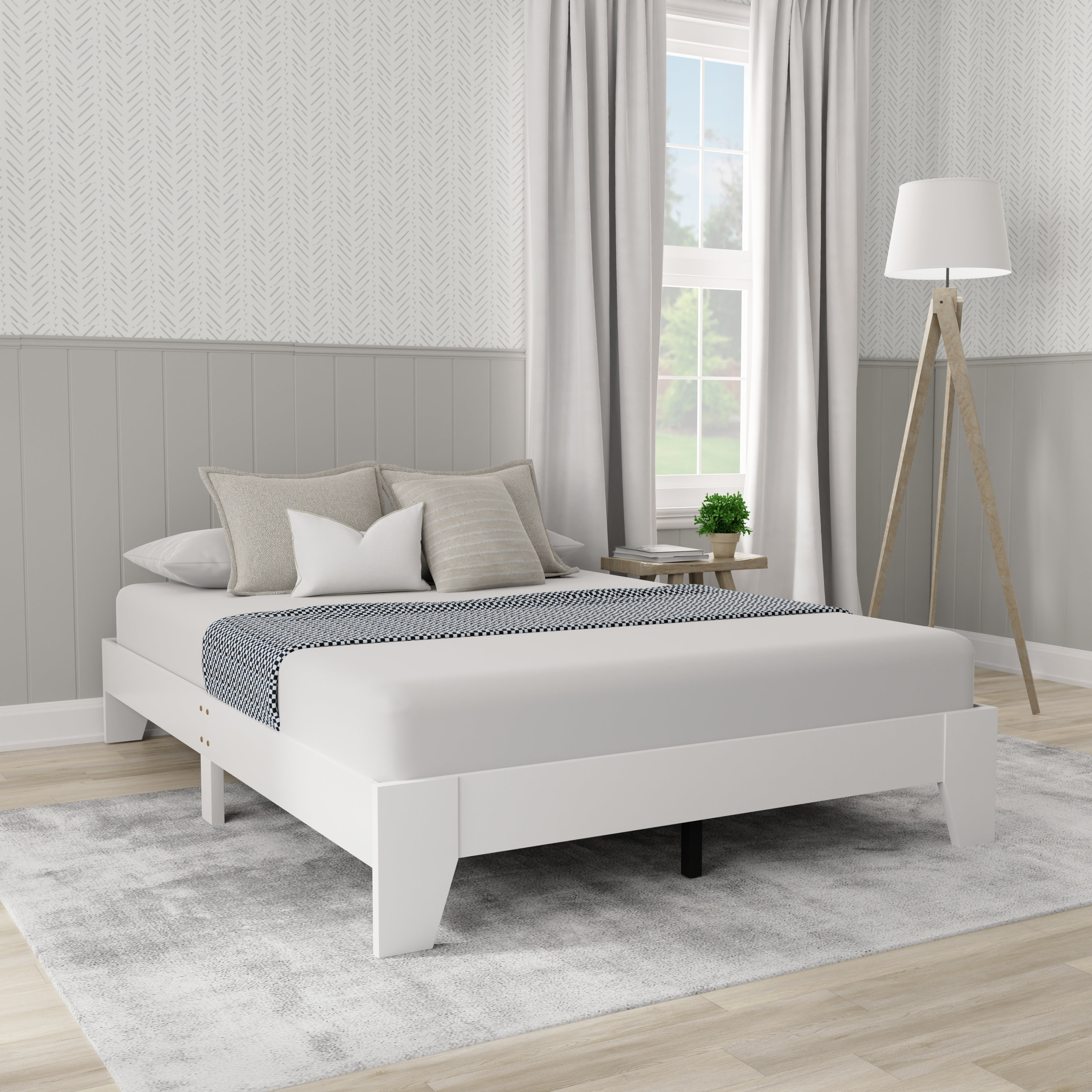 Lark Manor™ Heiss Open-Frame Bed & Reviews | Wayfair