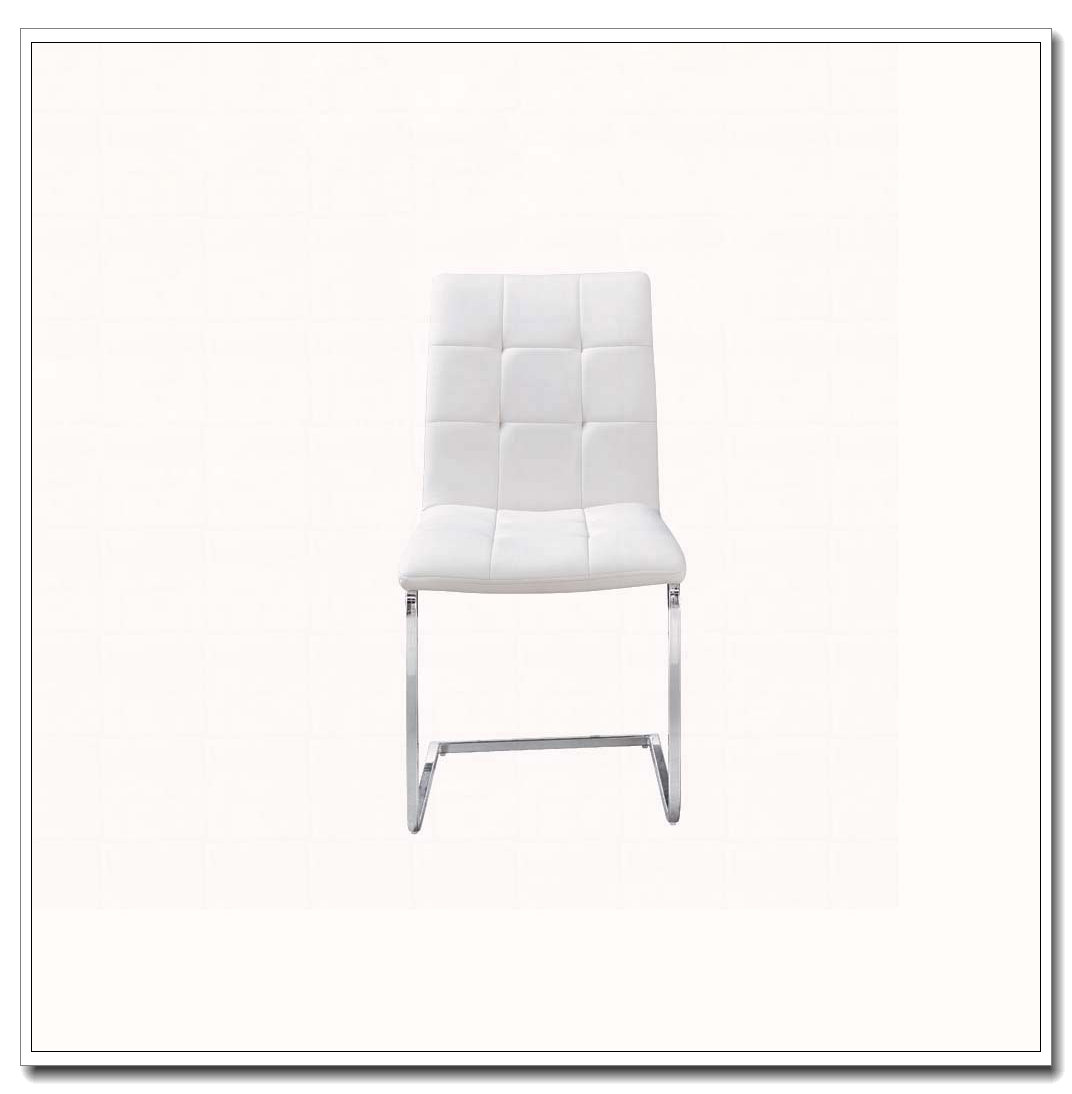 Latitude Run® Escondido - Side Chair (Set of 2) - White PU | Wayfair