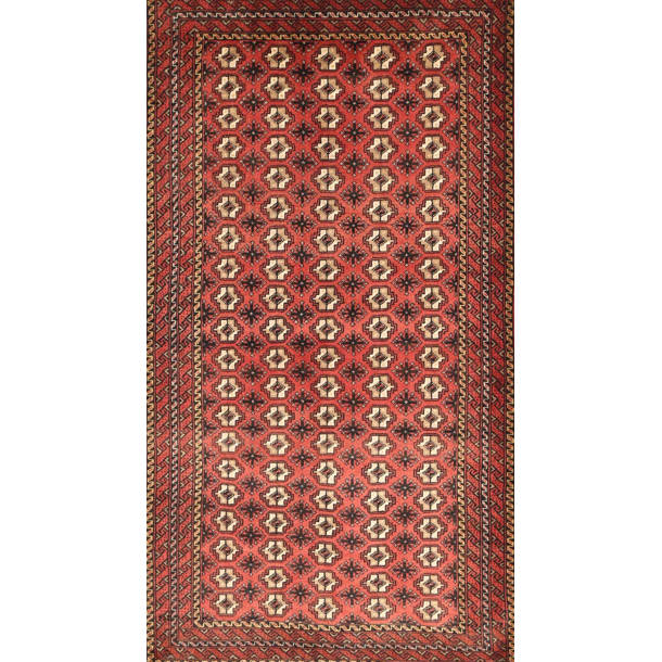 Bloomsbury Market Red/Beige Rug | Wayfair