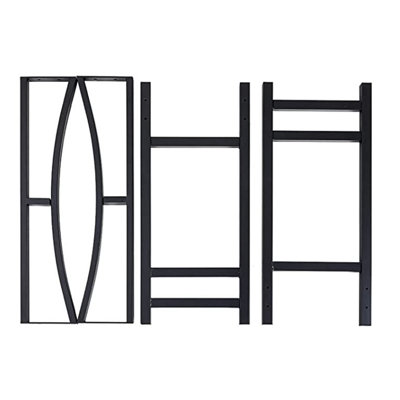 Outdoor Leisure Products 33'' W Metal Log Rack | Wayfair