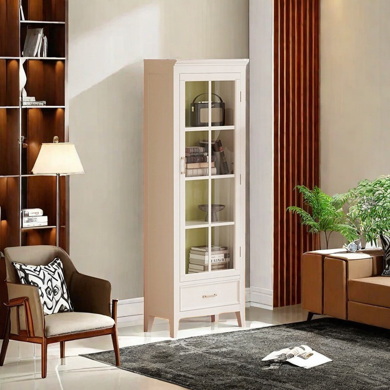 Parttlion American style bookcase with dust proof glass door | Wayfair