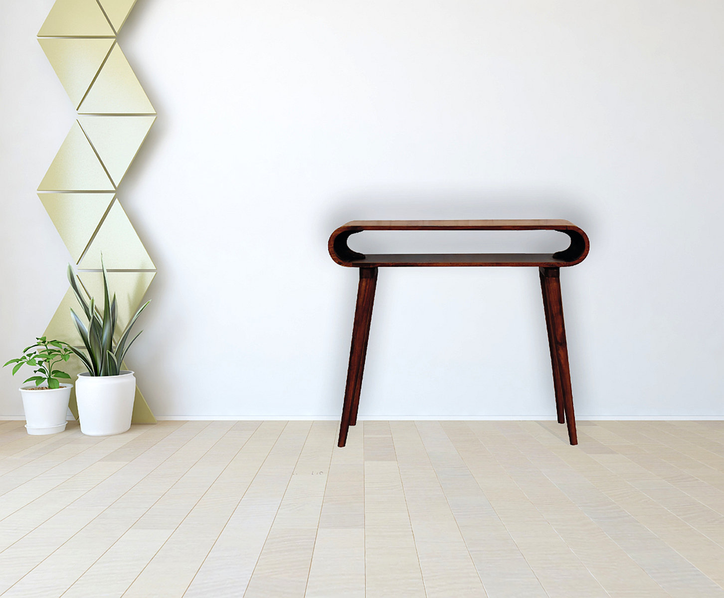 George Oliver Amaya Nordic Style Console Table Living Room Furniture ...