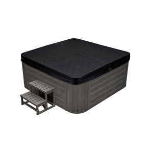 Luxury Spas 5 - Person 52 - Jet Acrylic Square Hot Tub with Ozonator in ...