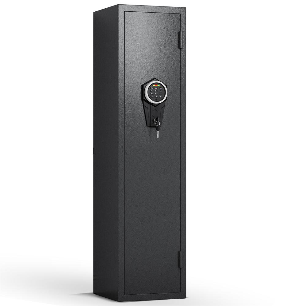 HOSSEJOY 5-6 Gun Safe Home Rifle and Pistol Safe, Quick Access Long Gun ...