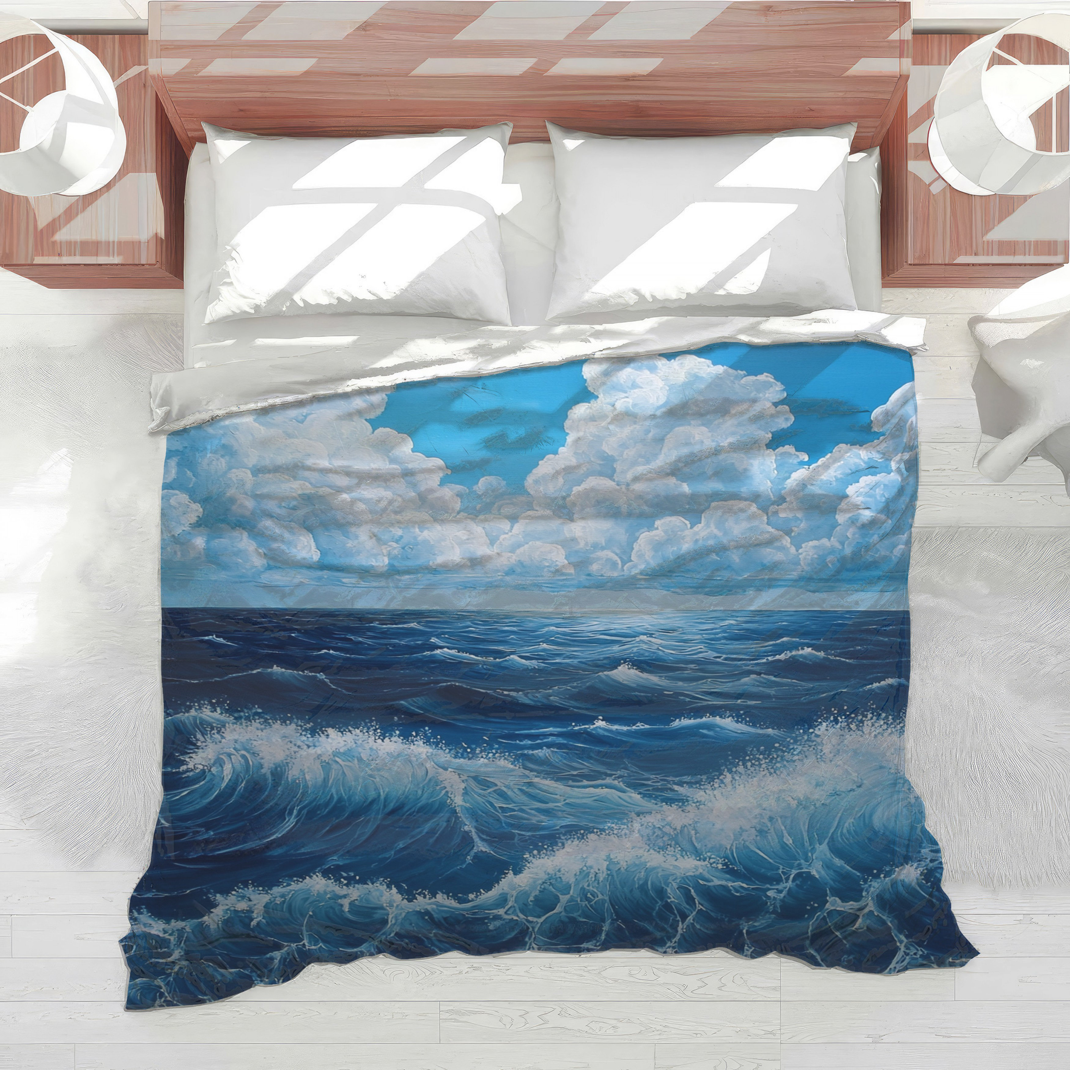 VisionDecor Ocean Bedding Nature Comforter Coastal Beach - Wayfair Canada