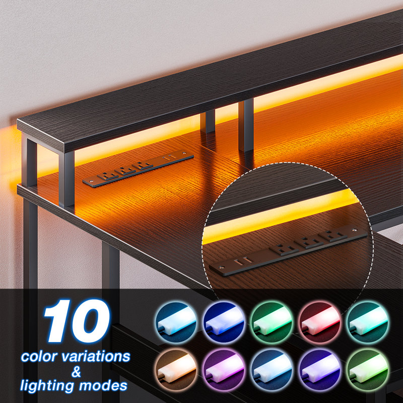 17 Stories Sholpan 67.91'' Desk | Wayfair