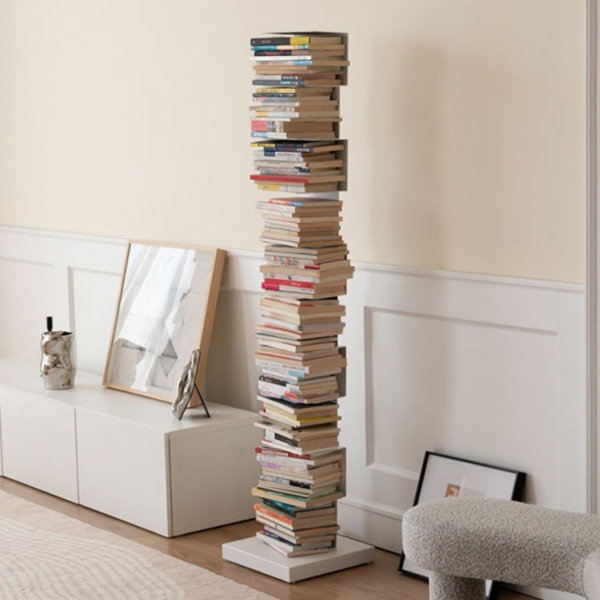 Latitude Run® Zumar Invisible Bookshelves,Free Standing Bookcase ...