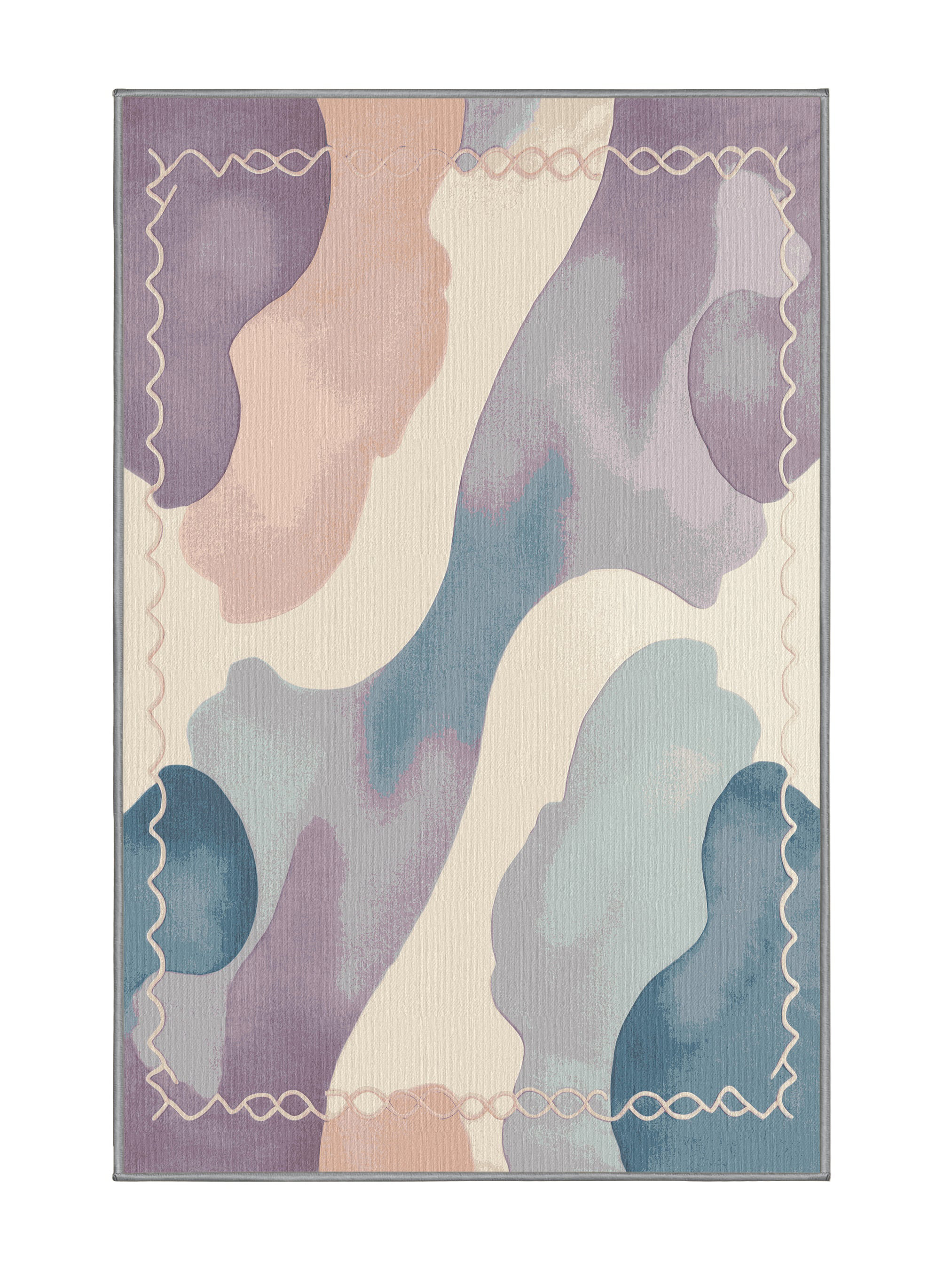 Wrought Studio™ Oceanic Whirl Rug | Wayfair