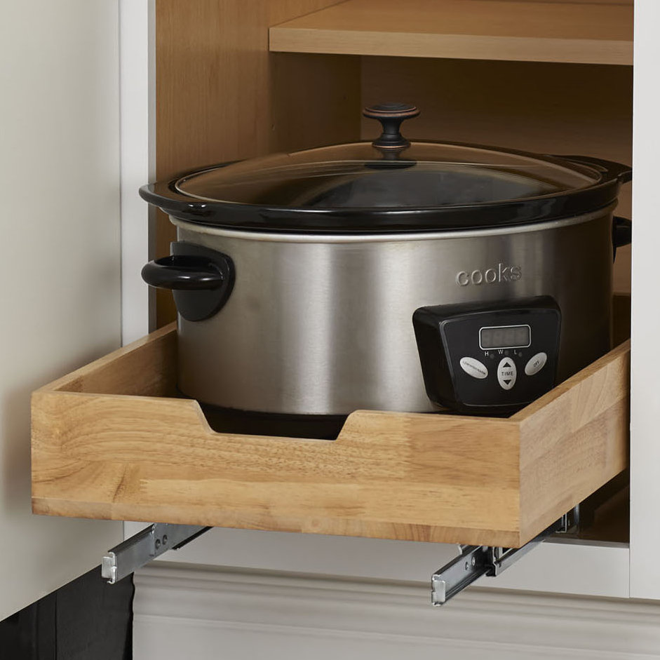 Rebrilliant Eliany Wood Pull Out Drawer & Reviews | Wayfair