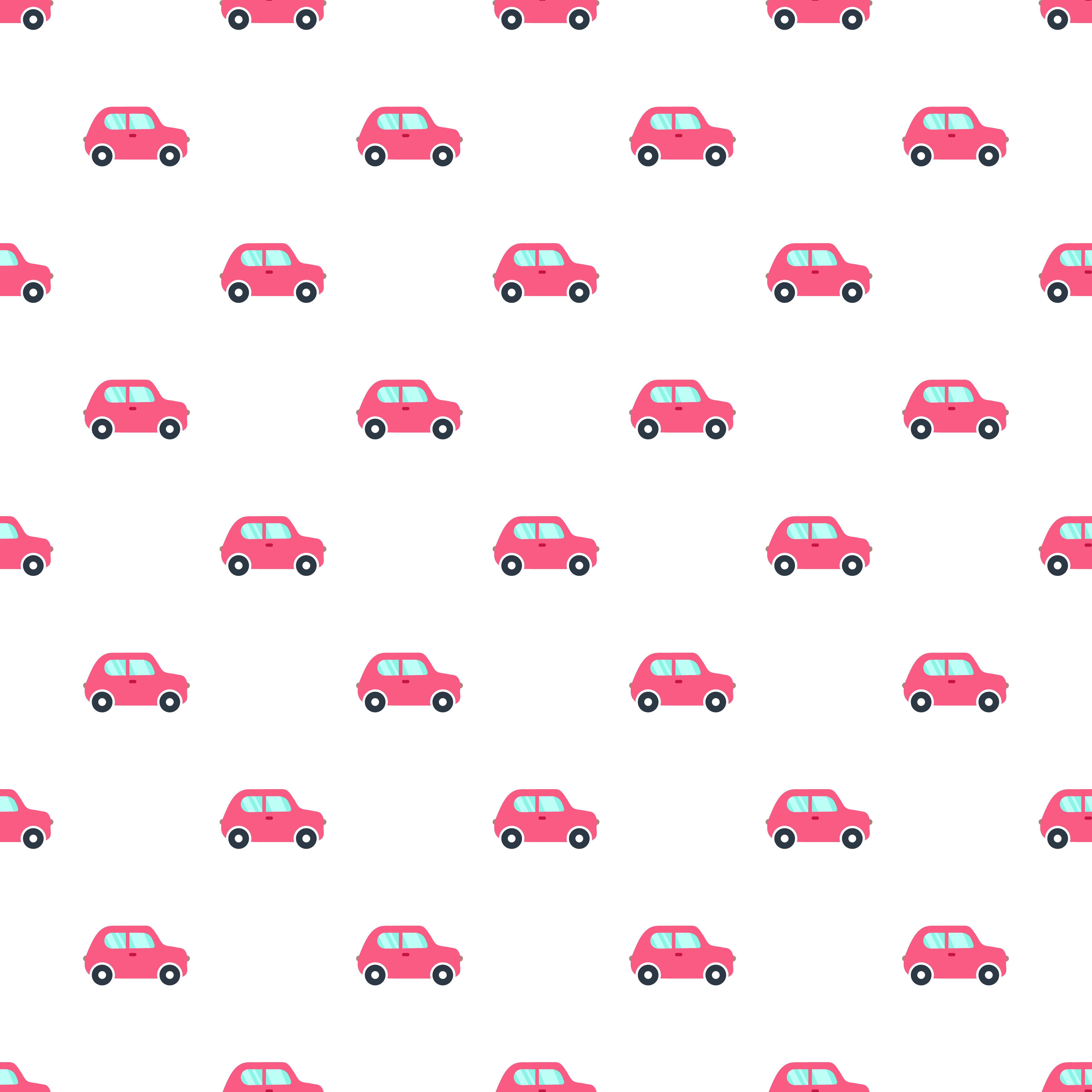 Hokku Designs Pink Cartoon Car - Wayfair Canada