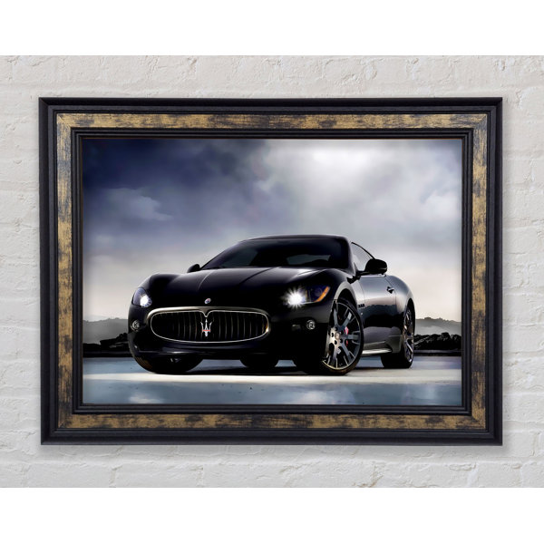 Bright Star Maserati Black Beauty - Single Picture Frame Print ...