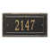 Whitehall Products Gardengate Personalized Grande 1-Line Wall Address ...