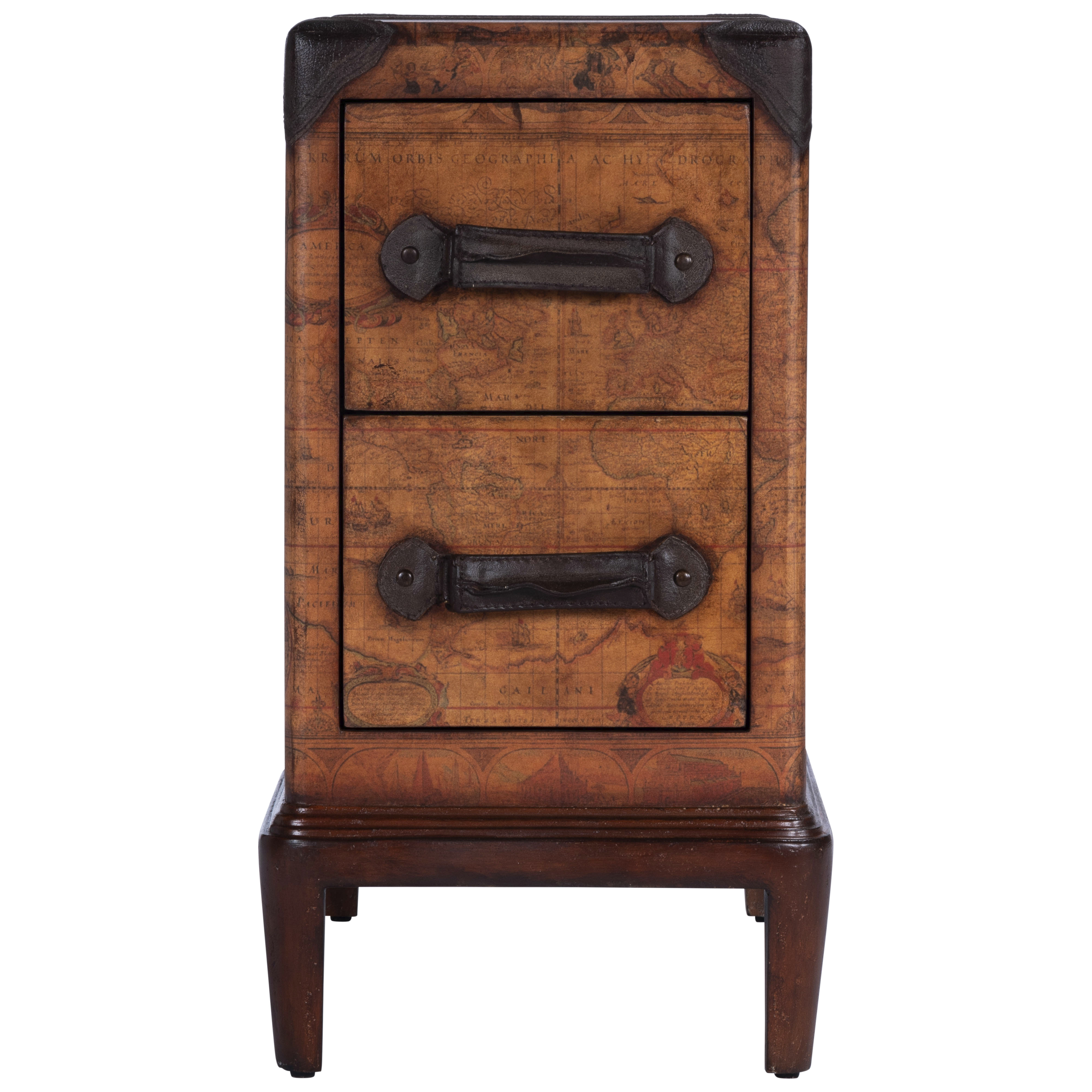 Butler Vasco Old World Map Side Table & Reviews | Perigold