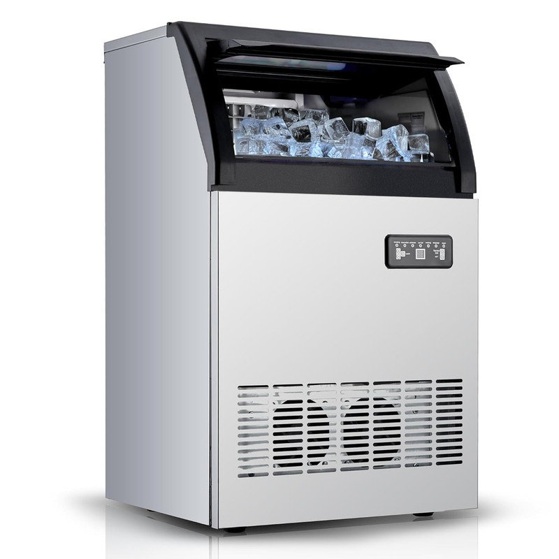 Sangdo 100 Lb. Daily Production Cube Ice Freestanding Ice Maker | Wayfair