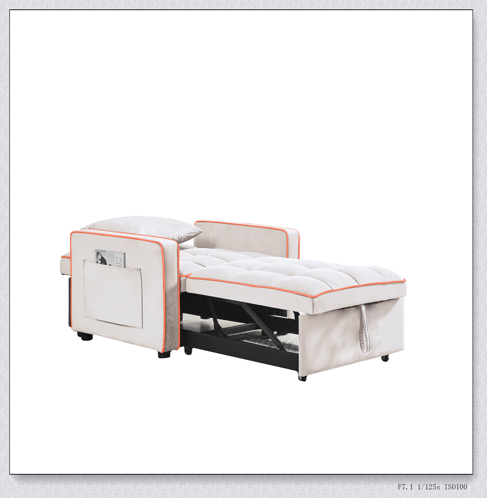 Breakwater Bay Three-in-one sofa bed chair folding sofa bed adjustable ...