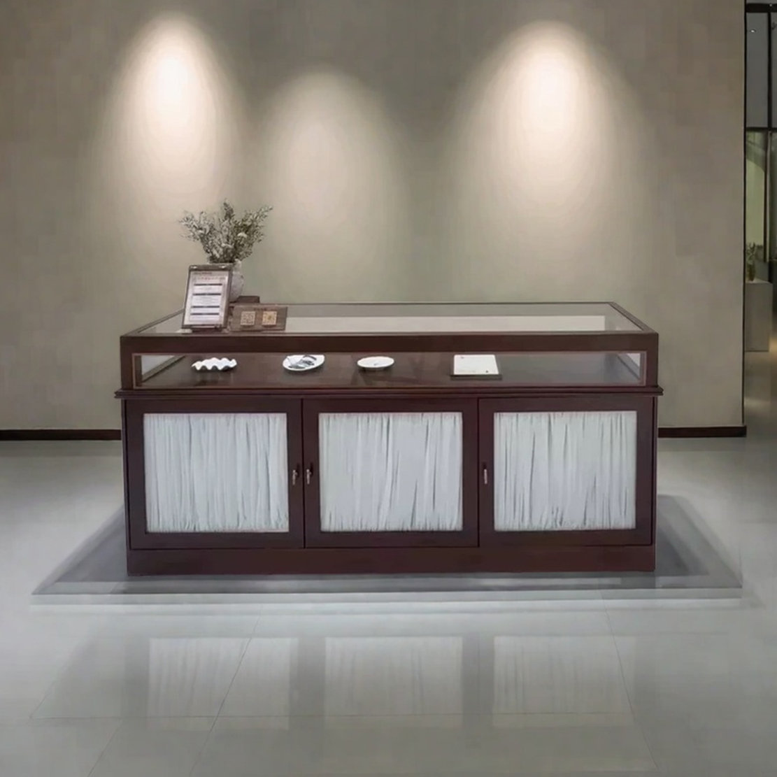 BILBRA Medieval style center island display cabinet | Wayfair