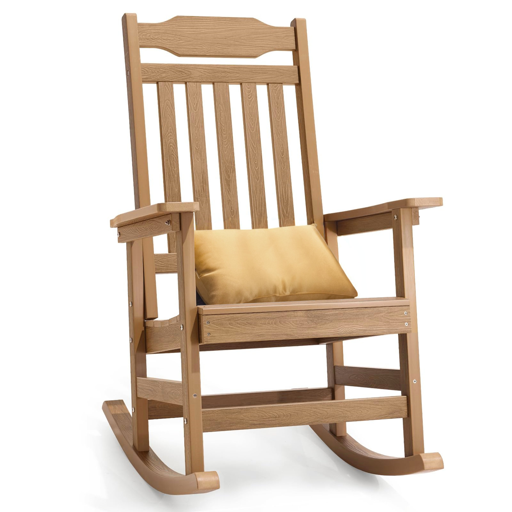 Ophelia & Co. Anahit Solid Wood Rocking Chair | Wayfair