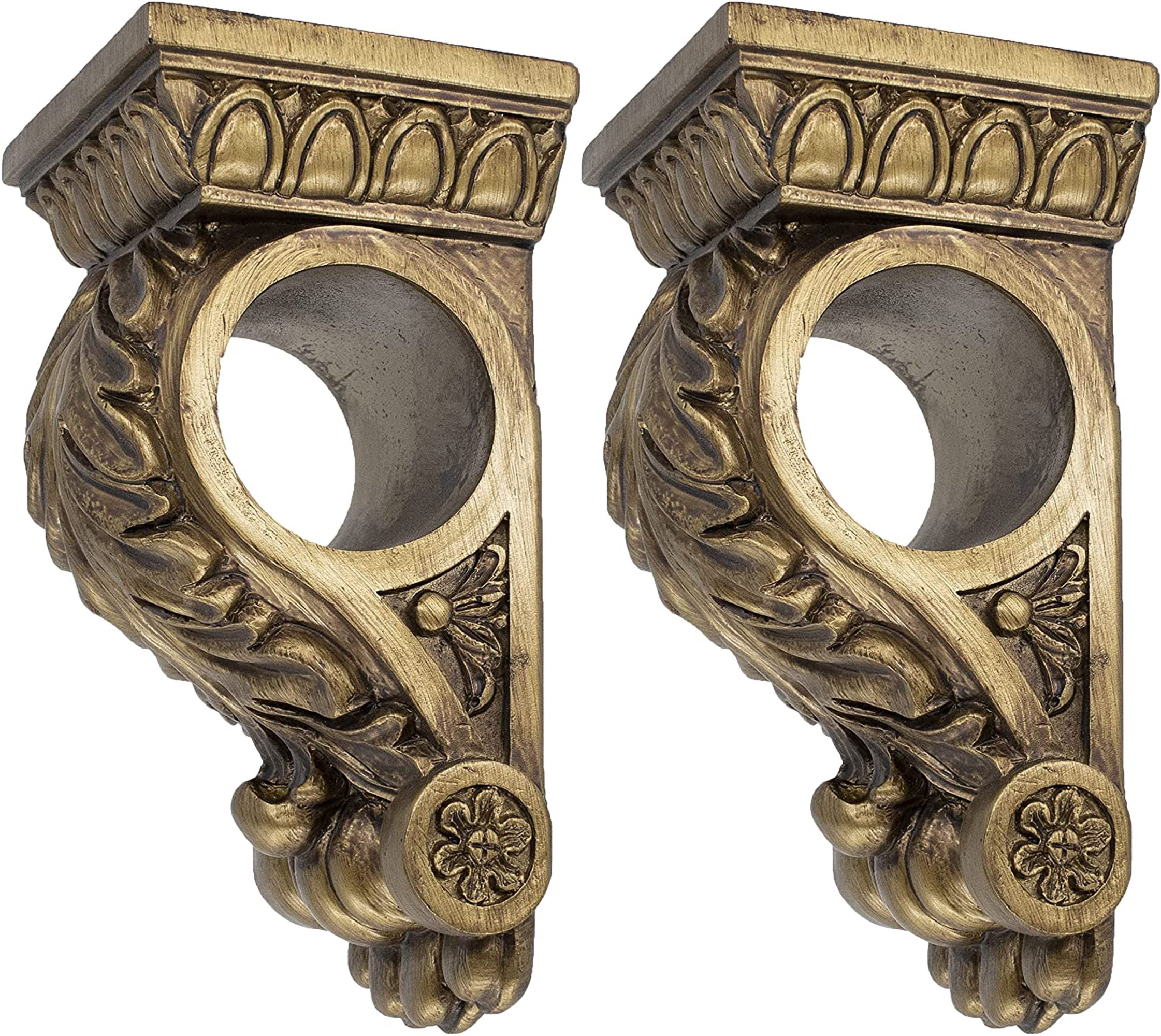 MERIVILLE Chatecu Drapery Sconce, Corbel Bracket, Drapery Scarf Swags ...