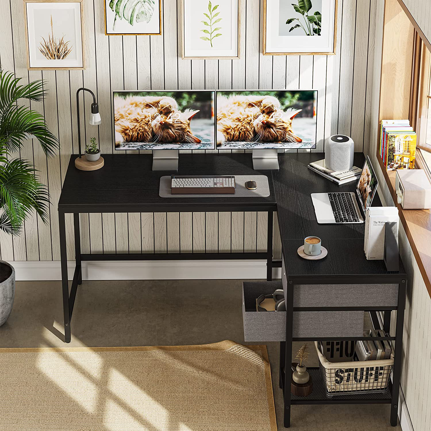 Latitude Run® L-Shape Desk & Reviews | Wayfair